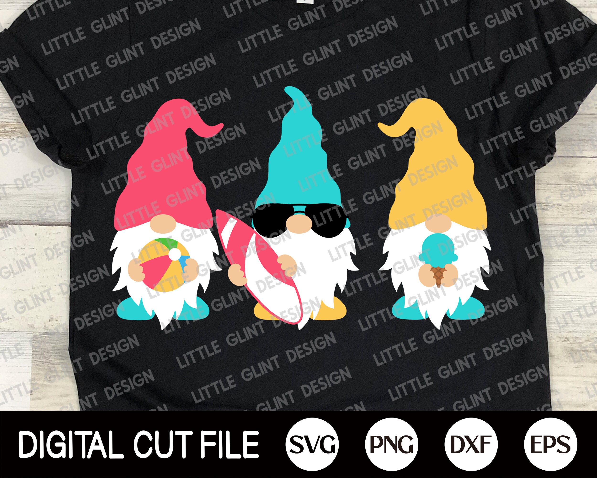 Summer Gnome Svg Beach Svg Summer Vacation Svg Happy - Etsy