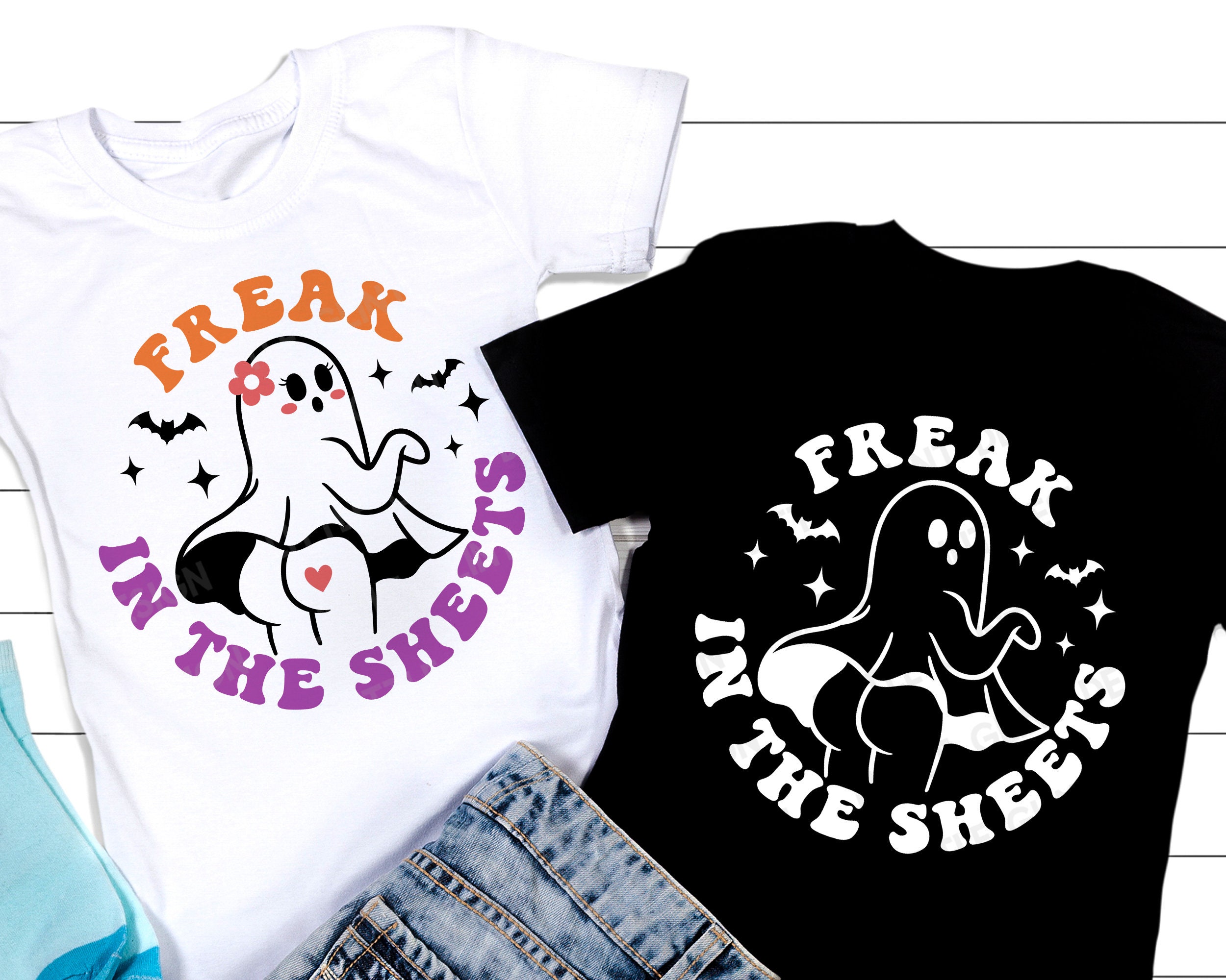 Freak in the Sheets SVG, Halloween Svg, Halloween Ghost SVG, Spooky ...