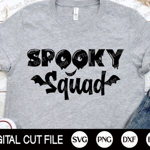 Spooky Squad Svg, Halloween Svg, Spooky Svg, Halloween Costume ...