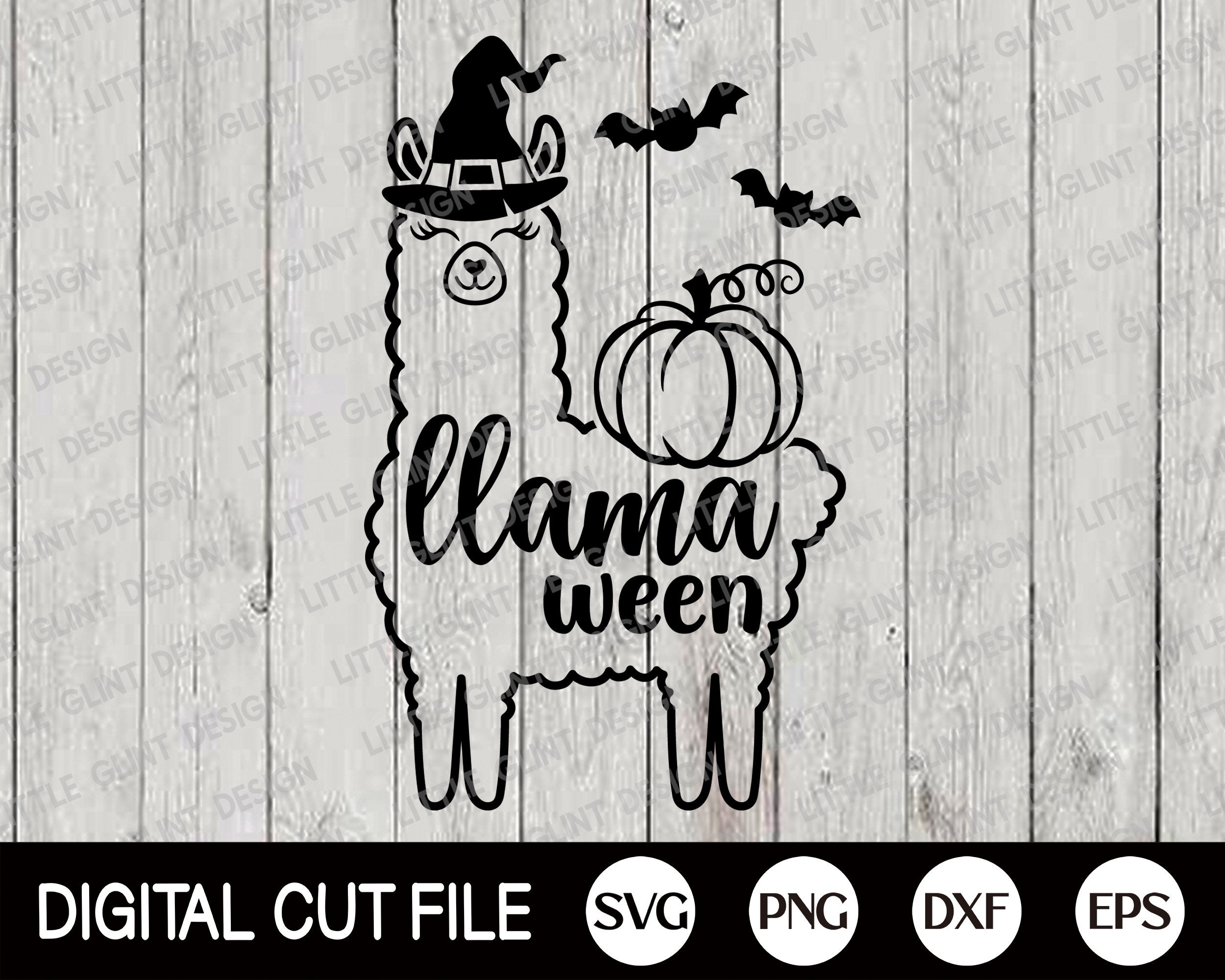 Llamaween Svg Halloween Svg Llama Clip Art Halloween Shirt | Etsy