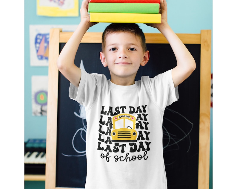 Retro Last Day of School SVG PNG, End of School Svg, School Bus Png ...