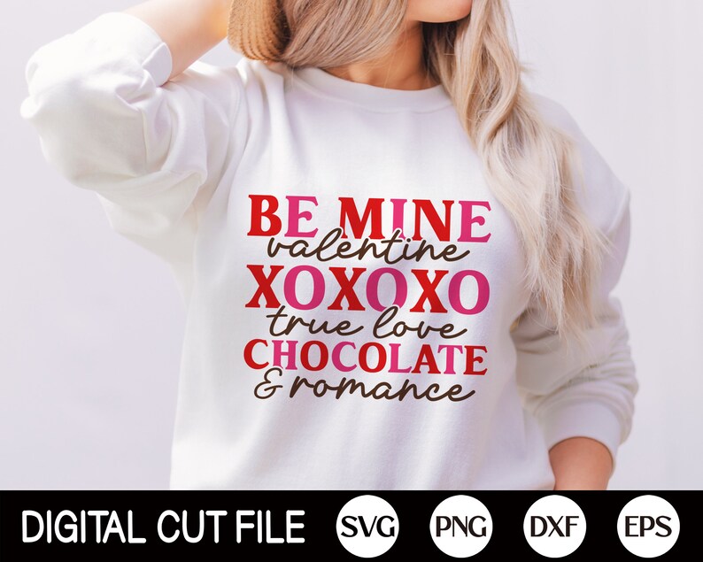 Be Mine Valentine SVG, Xoxo SVG, True Love, Valentine's Day Svg ...