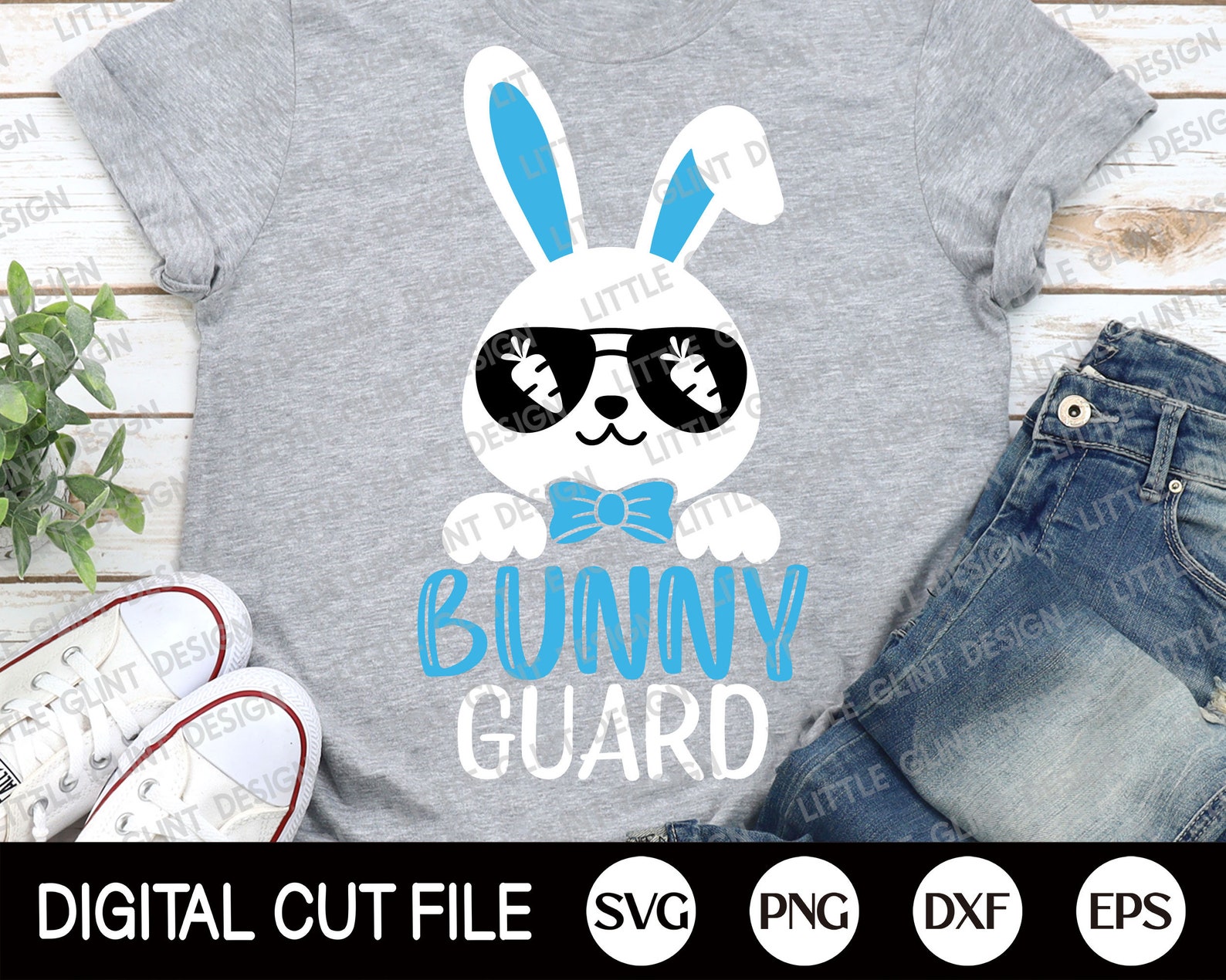 Bunny Guard Svg Easter Svg Happy Easter Svg Easter Bunny | Etsy