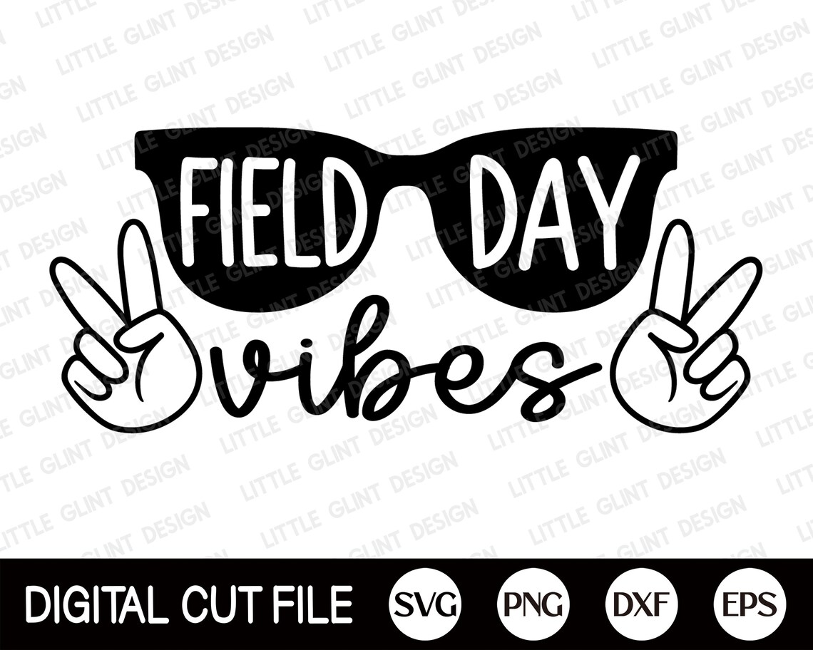 Field Day Vibes Svg Field Day Svg Last Day of School School - Etsy