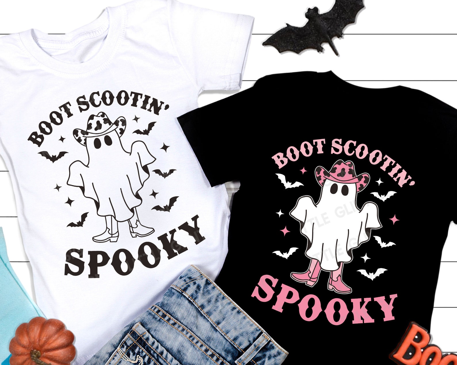 Boot Scoot Spooky SVG, Retro Halloween Svg, Cowgirl Ghost Png, Western ...