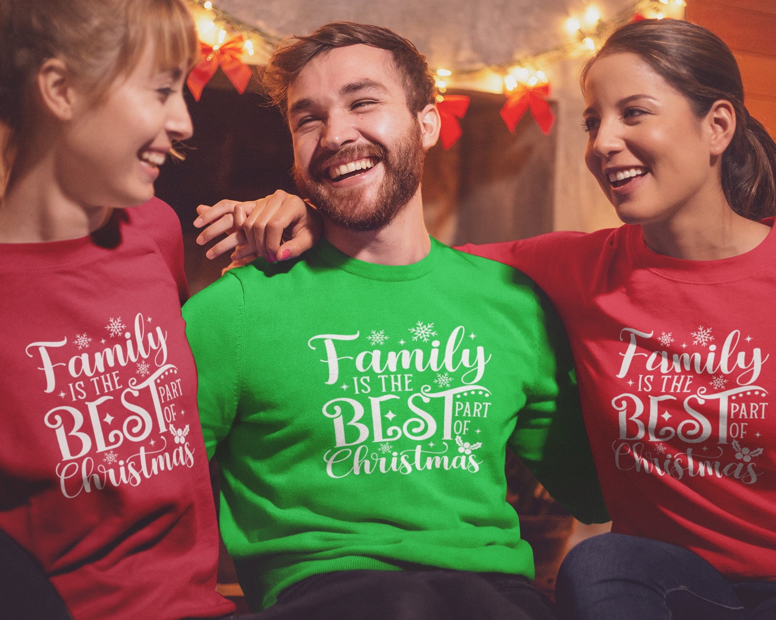 Family is the Best Part of Christmas SVG, Family Christmas SVG, Xmas ...