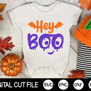 Hey Boo Svg, Halloween Svg, Spooky Svg, Halloween Costume, Ghost Svg ...