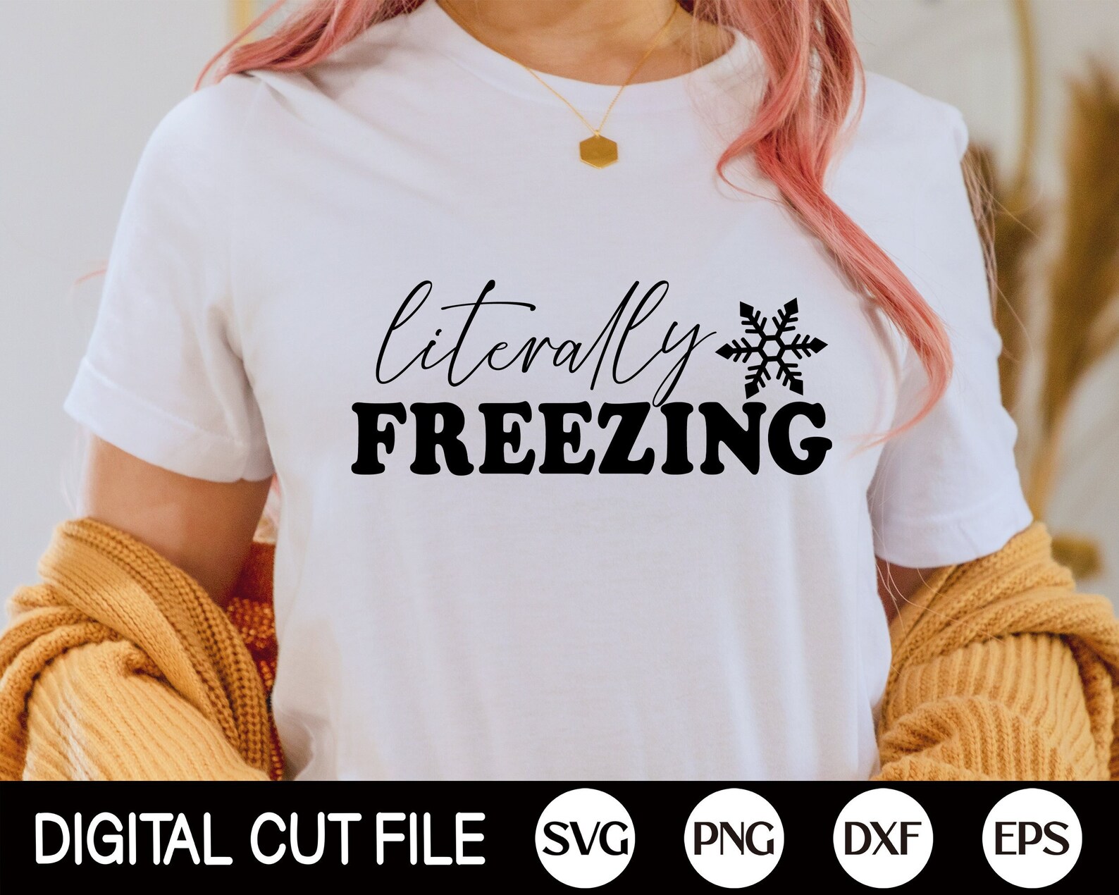 Literally Freezing SVG Winter Svg Holiday Svg Hello Winter | Etsy