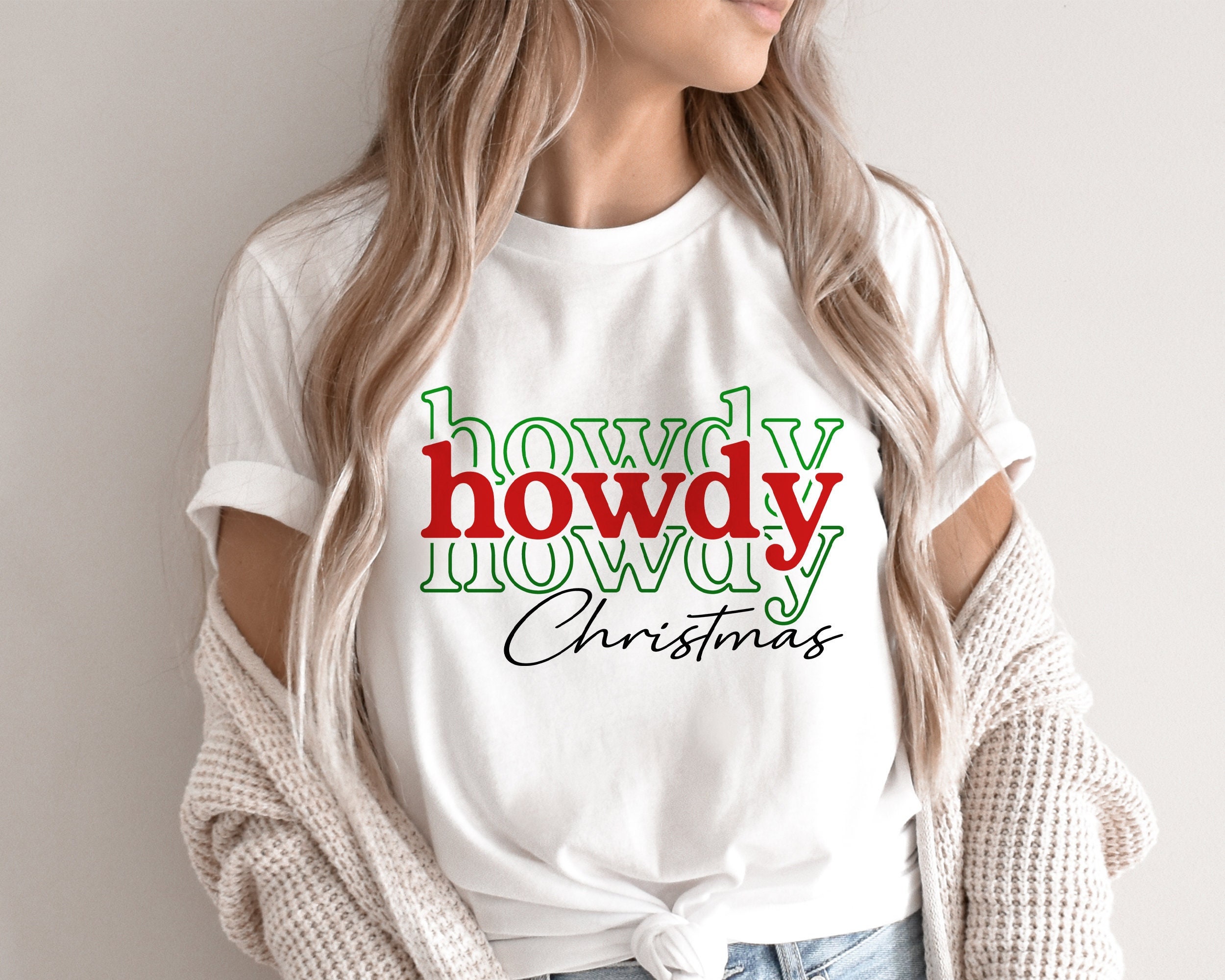 Howdy Christmas Svg Western Svg Winter Svg Merry Christmas - Etsy