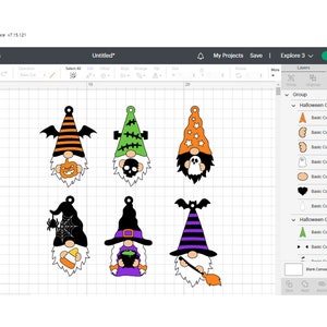 Halloween Gnome SVG Bundle, Halloween Decor SVG, Gnomes Svg, Halloween ...