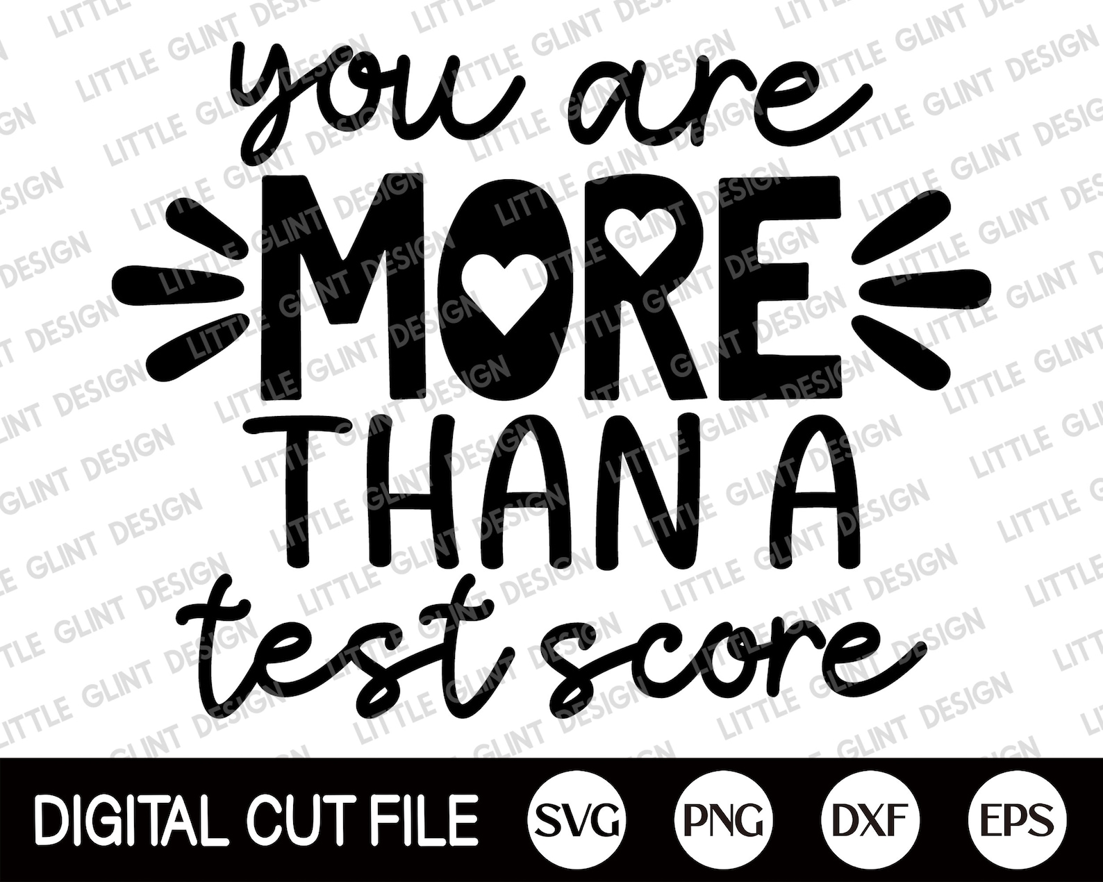 You Are More Than A Test Score Svg Teacher Shirt Gift Test | Etsy