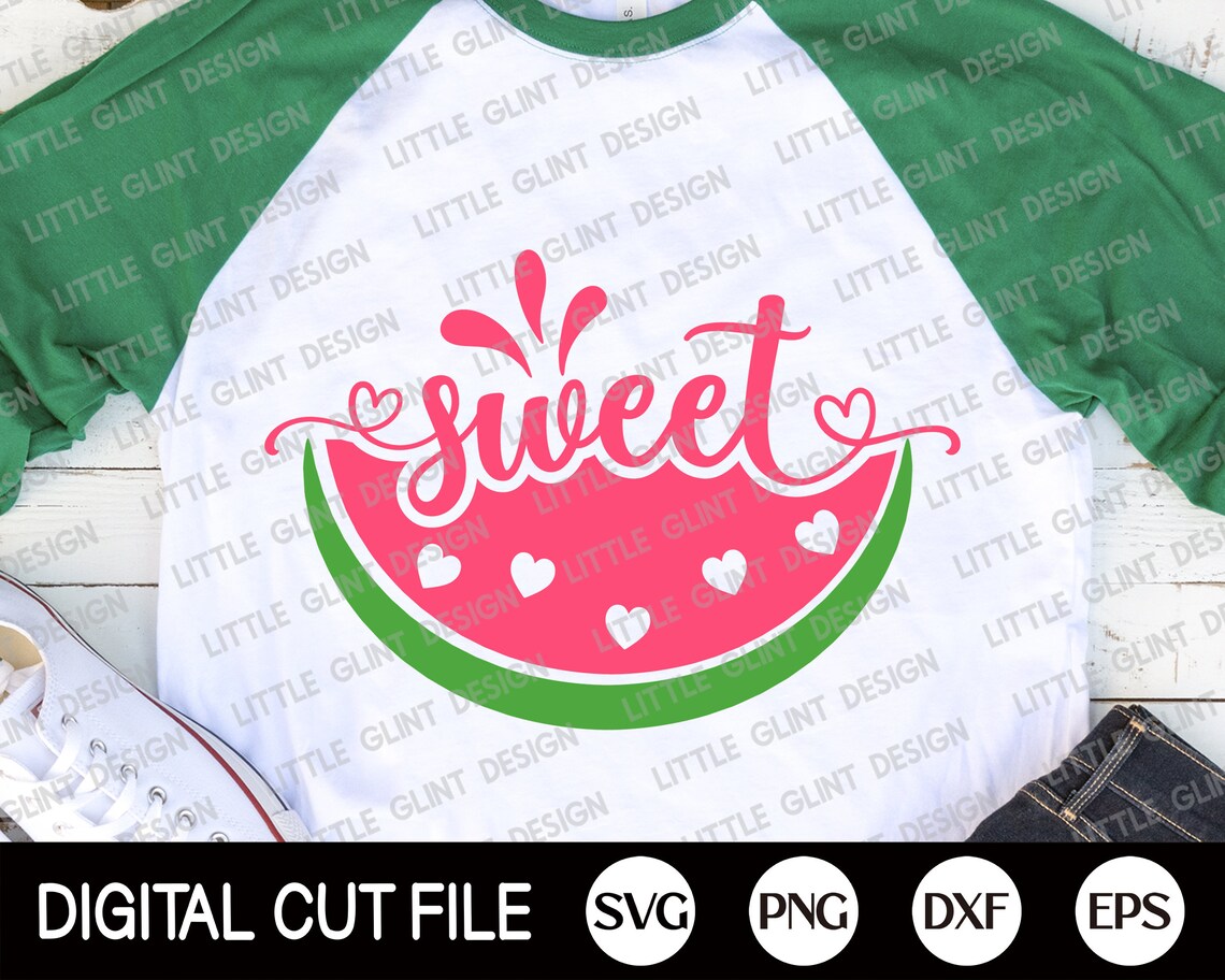 Summer Svg Watermelon Svg Sweet Watermelon One in a Melon - Etsy