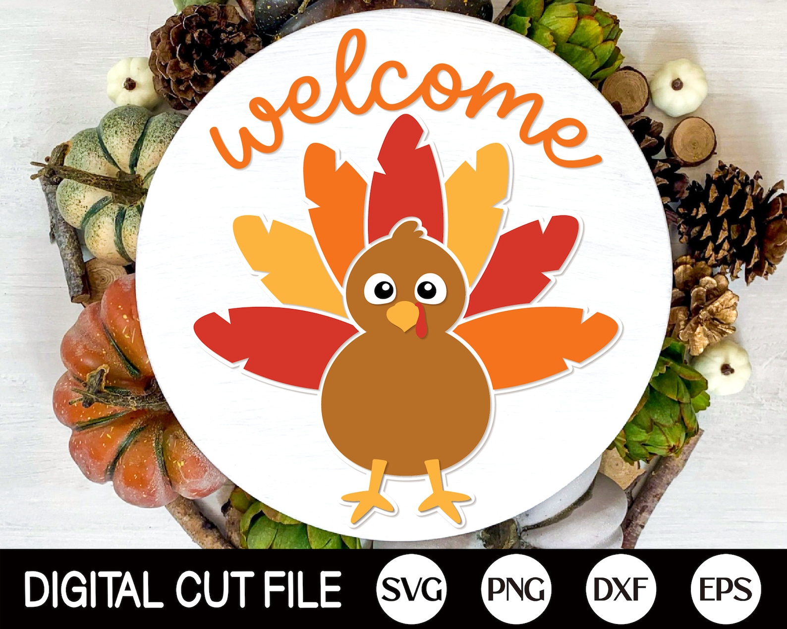 Thanksgiving Welcome Sign Bundle Thanksgiving Door Hanger - Etsy