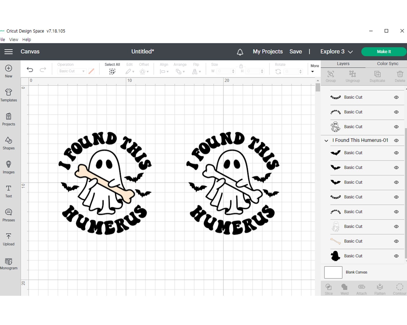I Found This Humerus SVG, Halloween Svg, Bone Joke Svg, October 31 ...