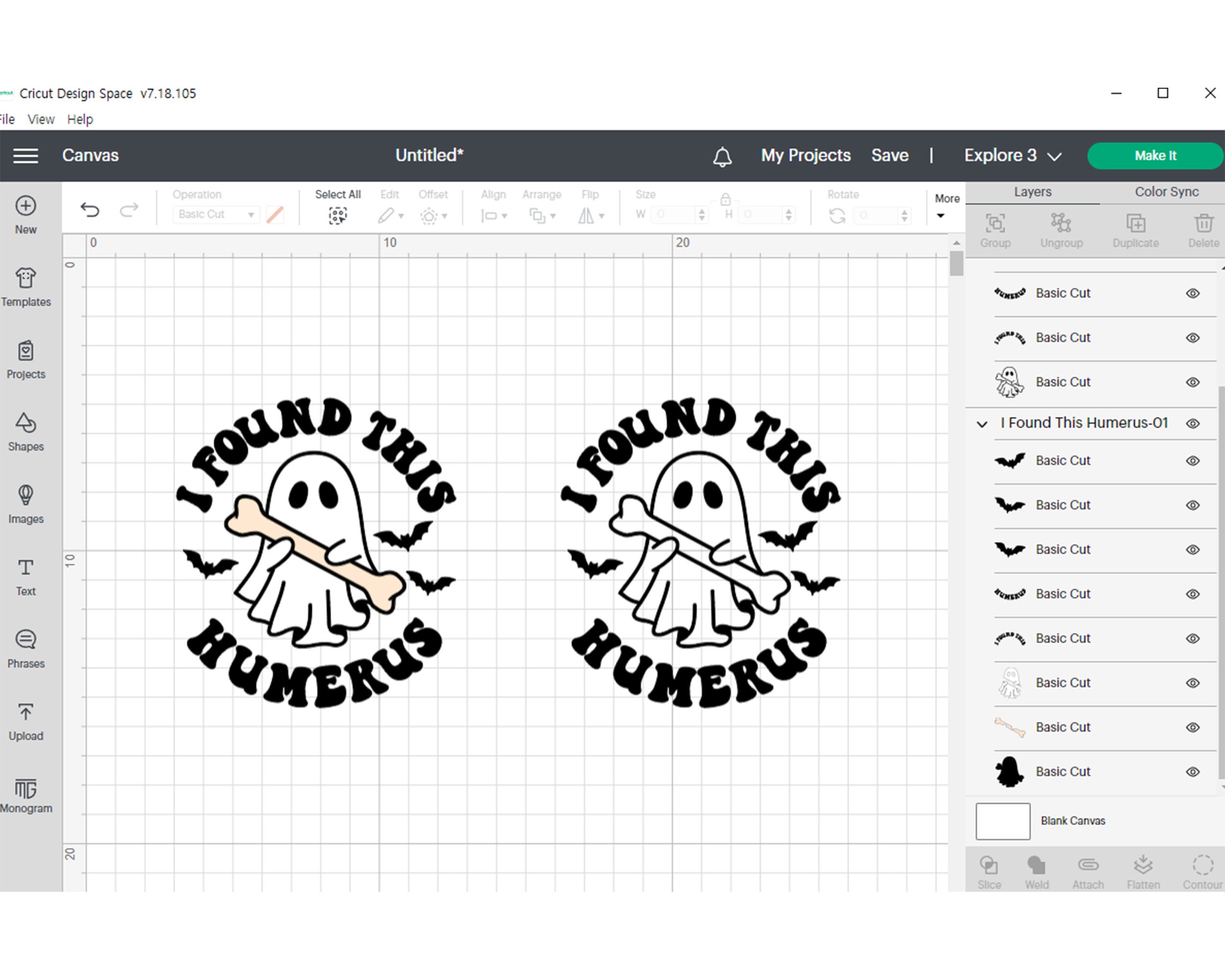 I Found This Humerus SVG Halloween Svg Bone Joke Svg - Etsy