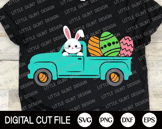 Bunny in Truck Svg Easter Svg Happy Easter Svg Easter Bunny - Etsy