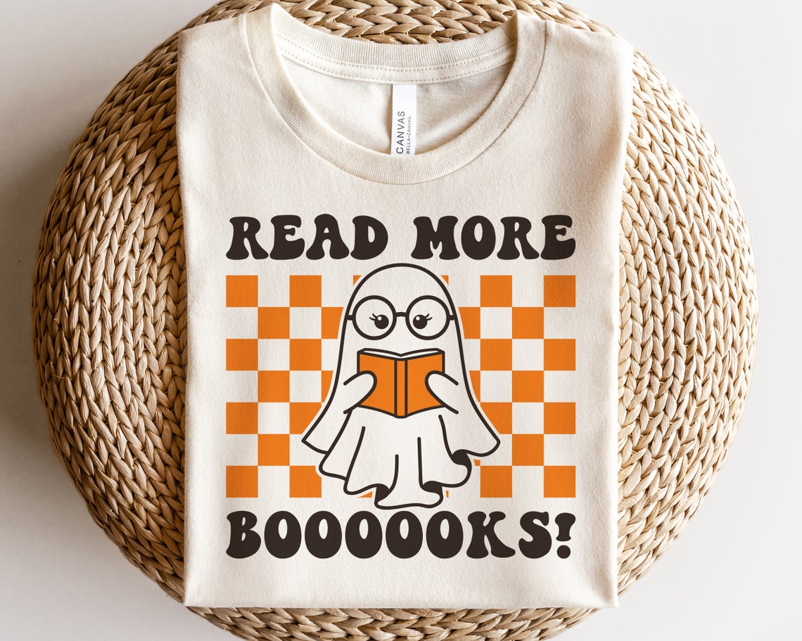 Read More Boooooks SVG Halloween Teacher Svg Cute Ghost - Etsy