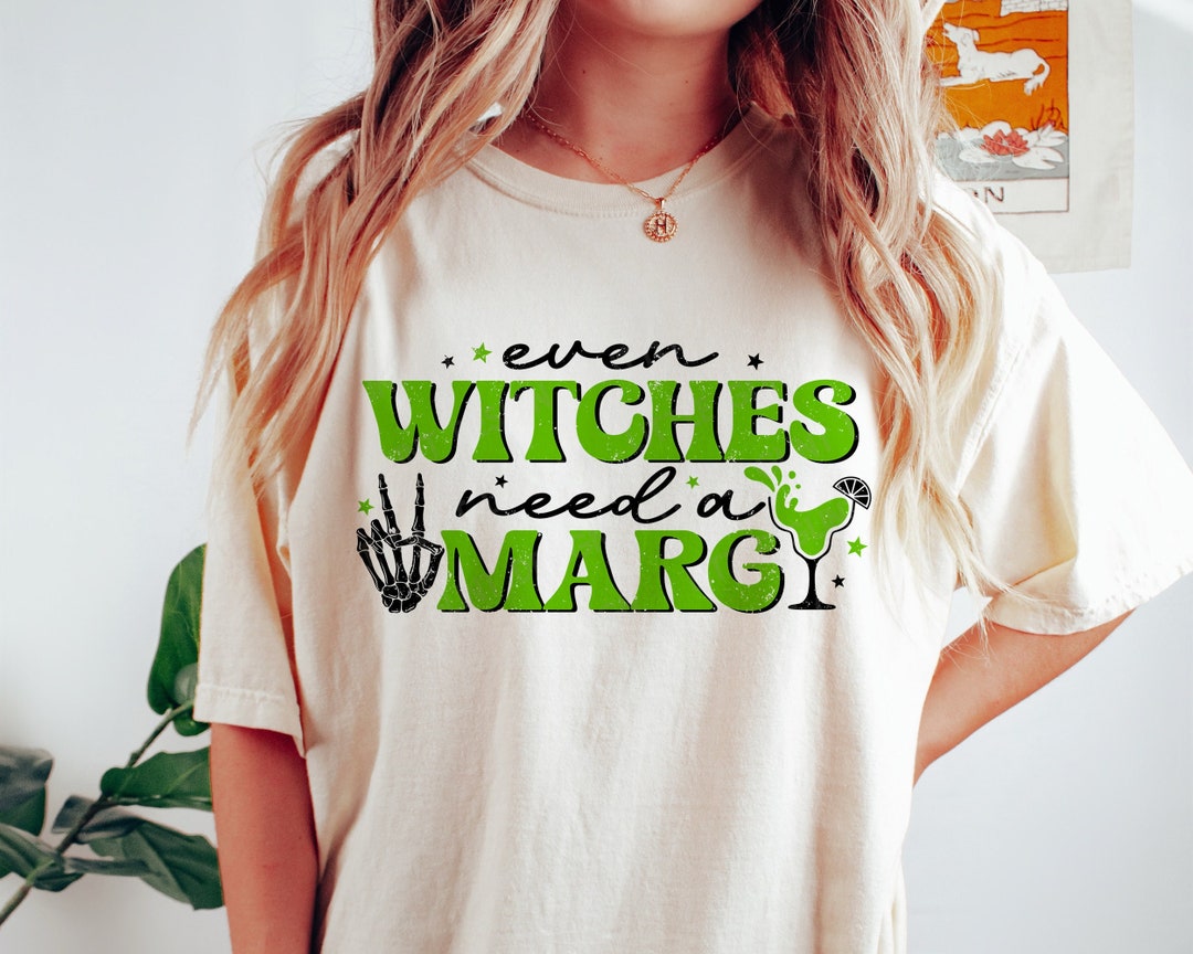 Even Witches Need a Marg SVG, Halloween SVG PNG, Witch Png, Retro ...