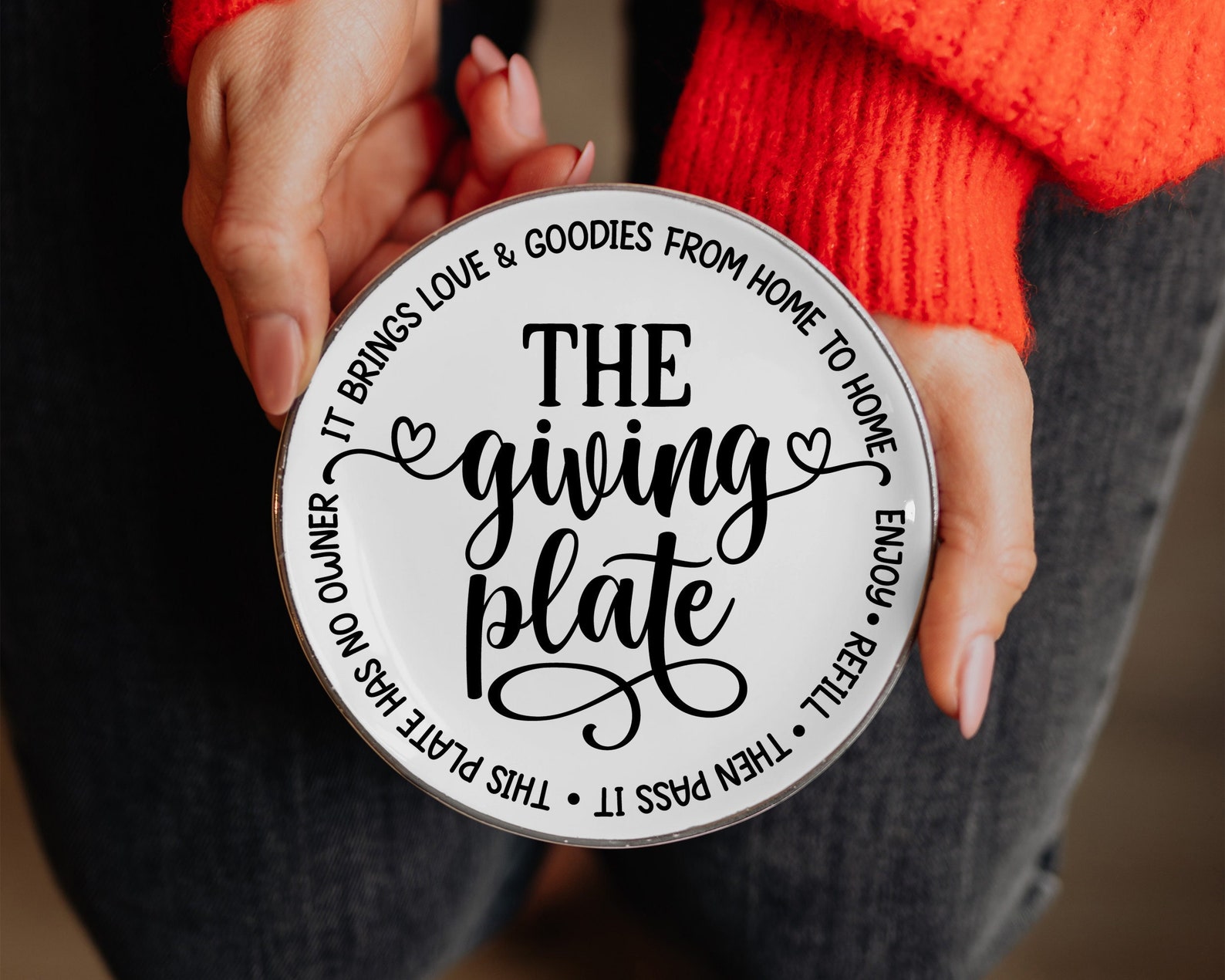 Giving Plate SVG the Giving Plate Sharing Plate Svg Cookie - Etsy