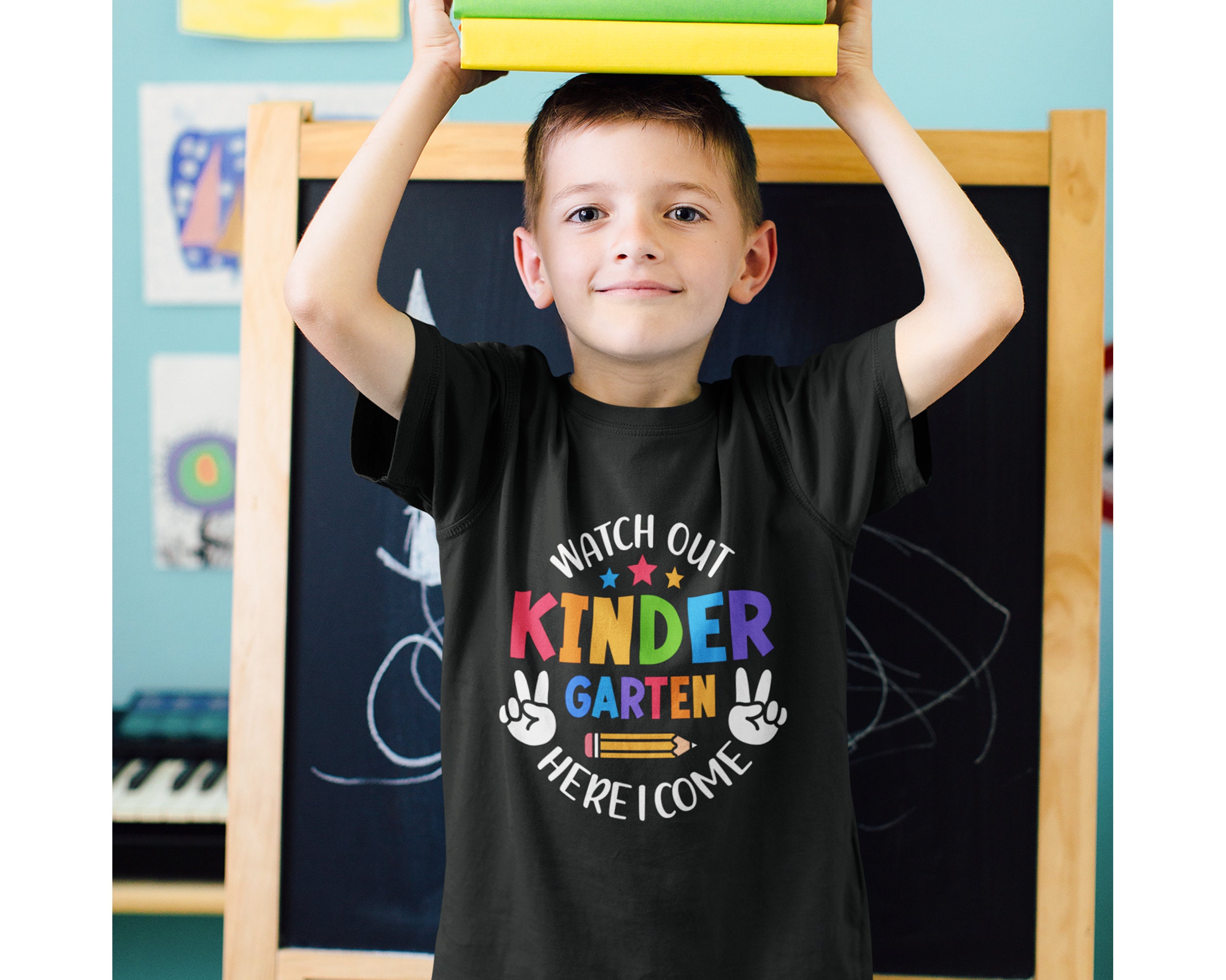 Watch Out Kindergarten Here I Come SVG PNG, Back to School Svg ...