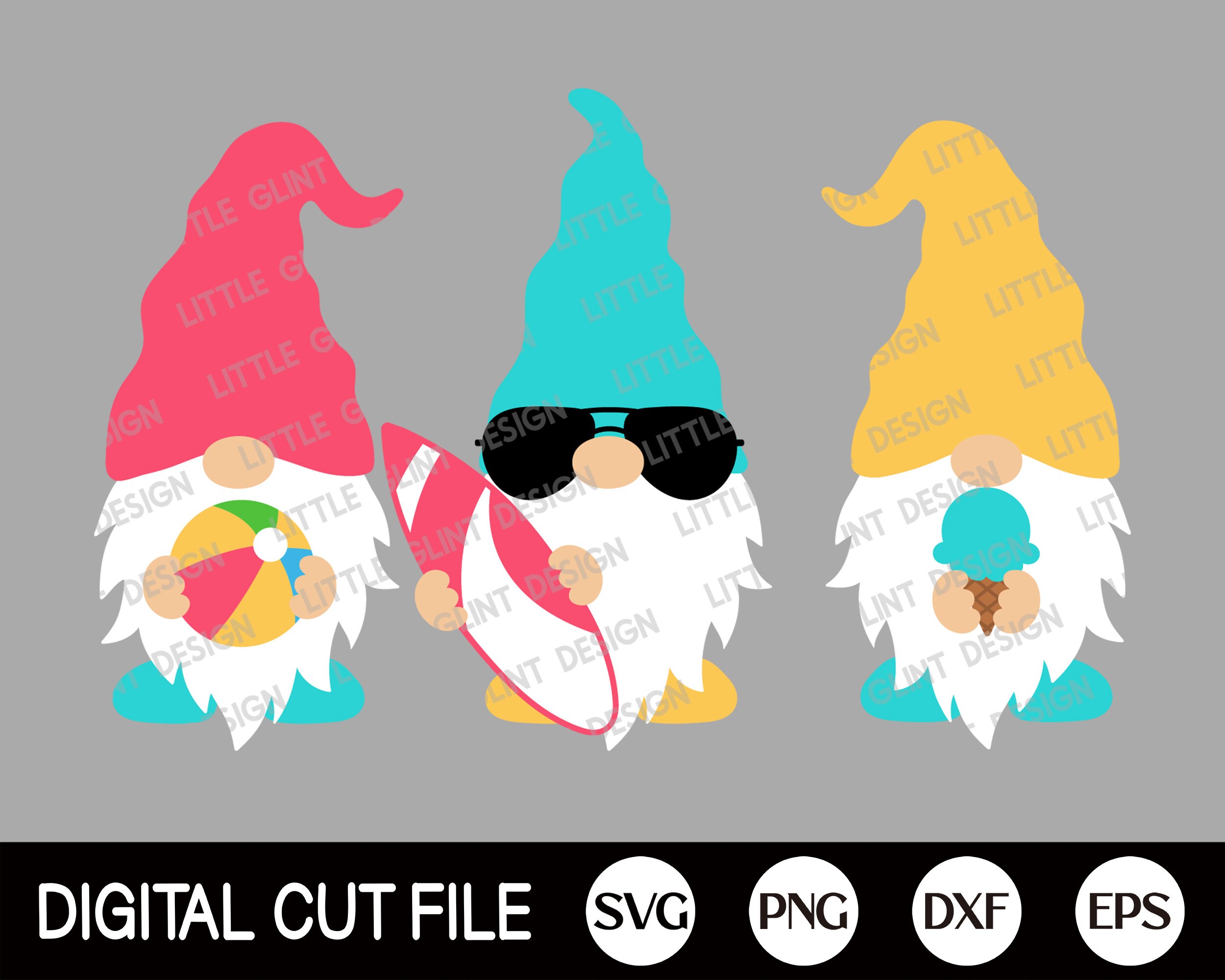 Summer Gnome Svg Beach Svg Summer Vacation Svg Happy - Etsy