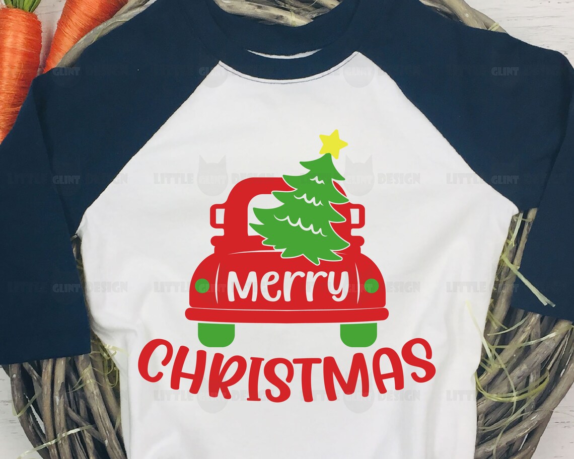 Christmas Truck Svg Monster Truck Svg Christmas Tree Merry - Etsy