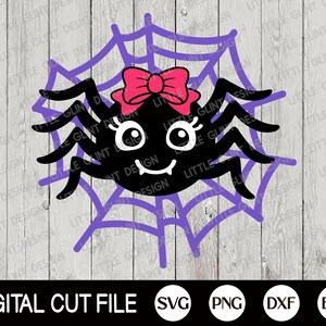 Spider Girl Svg, Halloween Svg, Monogram Svg, Funny Halloween ...