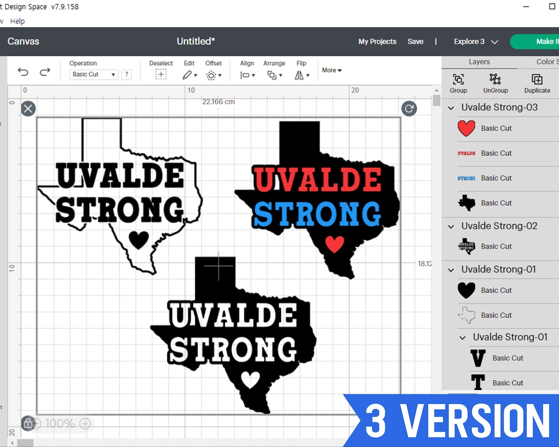 Uvalde Strong SVG Uvalde Svg Pray for Texas Svg Pray for - Etsy