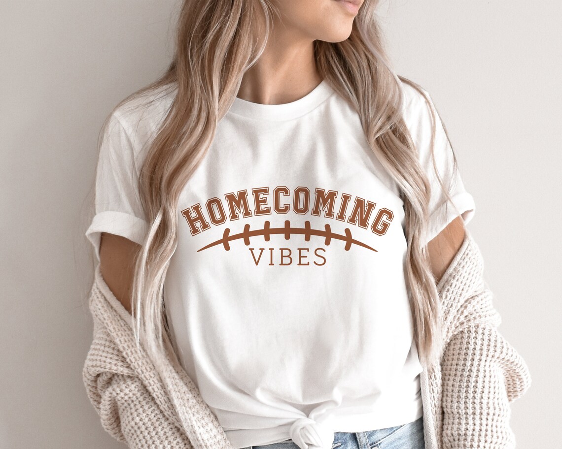 Homecoming Vibes SVG Homecoming T-shirt Football Png Hoco - Etsy