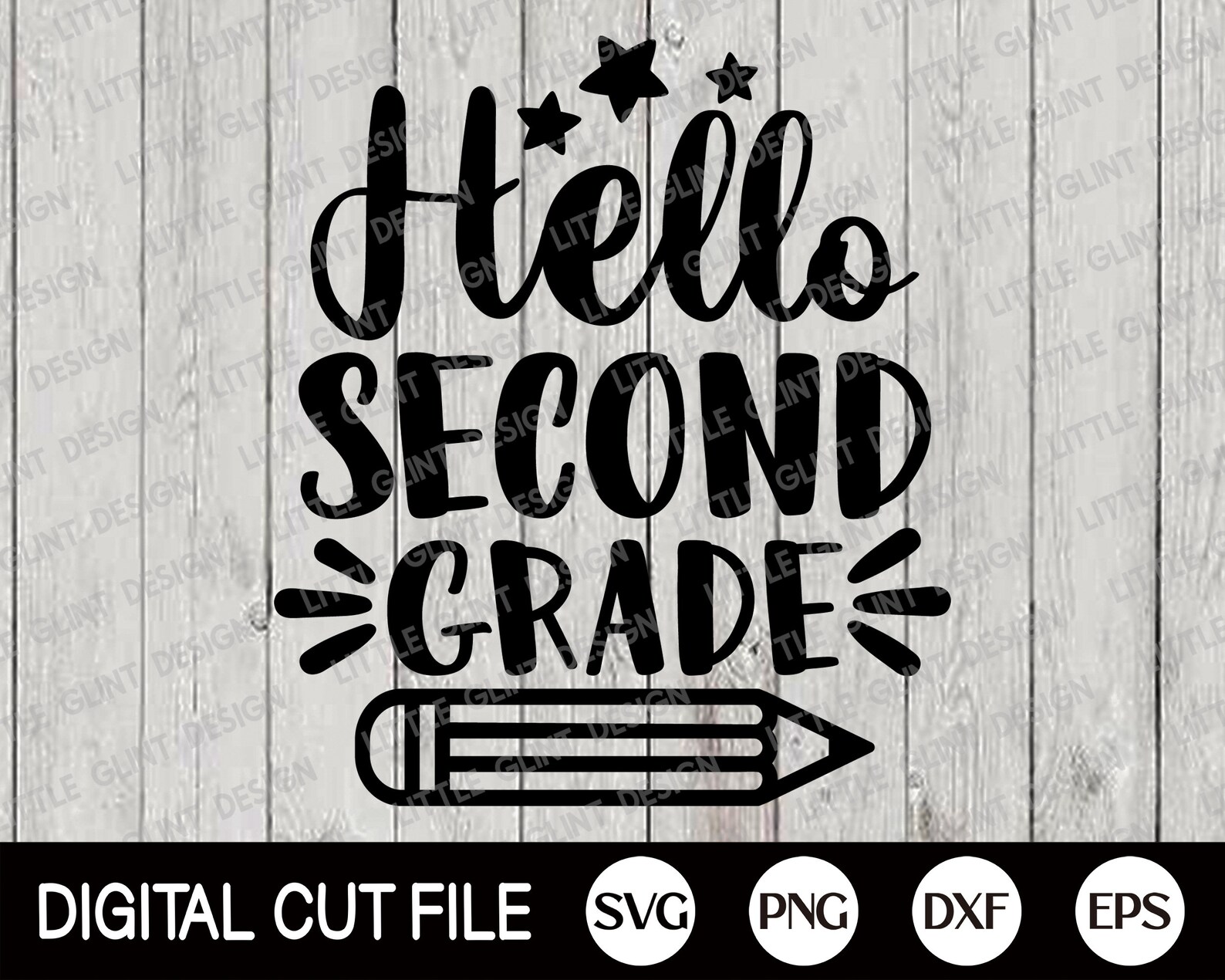 Hello Second Grade Svg 2nd Grade Shirt 1st Day of School - Etsy