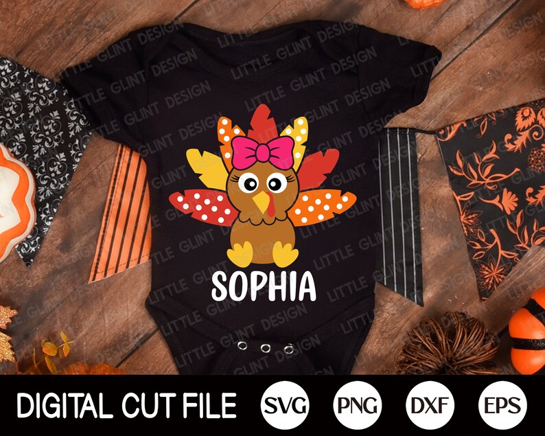 Baby Turkey Boy and Girl SVG Monogram Svg Thanksgiving Svg - Etsy