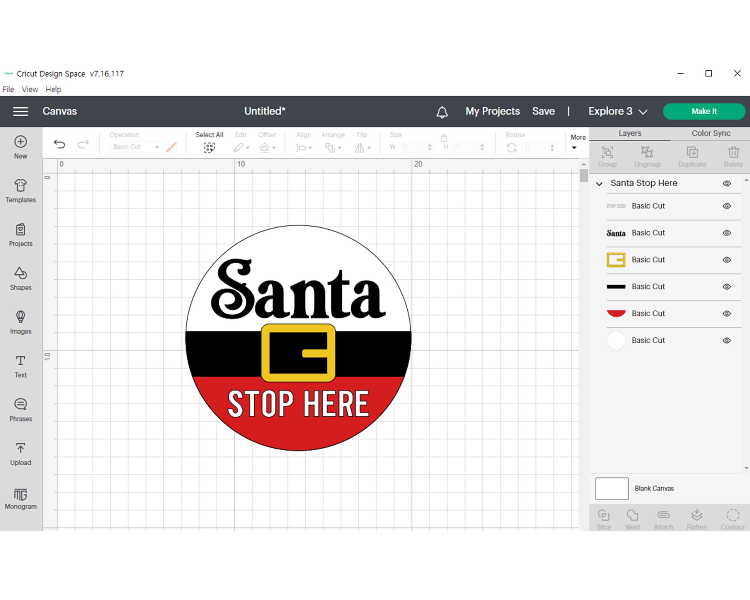 Santa Stop Here Welcome Sign SVG Christmas Door Hanger SVG - Etsy