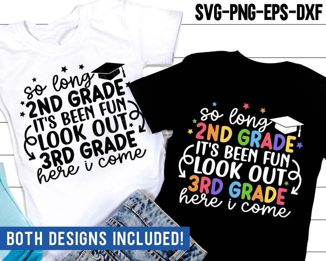So Long 2nd Grade SVG, 2nd Grade Graduation Svg, Back to School Svg ...