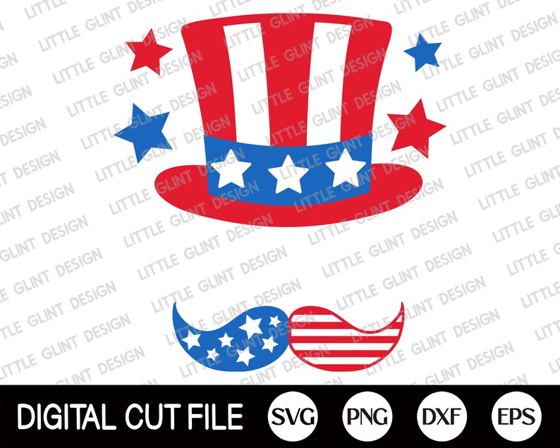 4th of July Boy Svg American Flag Hat Svg Independence Day | Etsy