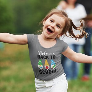 Welcome Back to School SVG, Gnome Png, First Day of School SVG, School ...