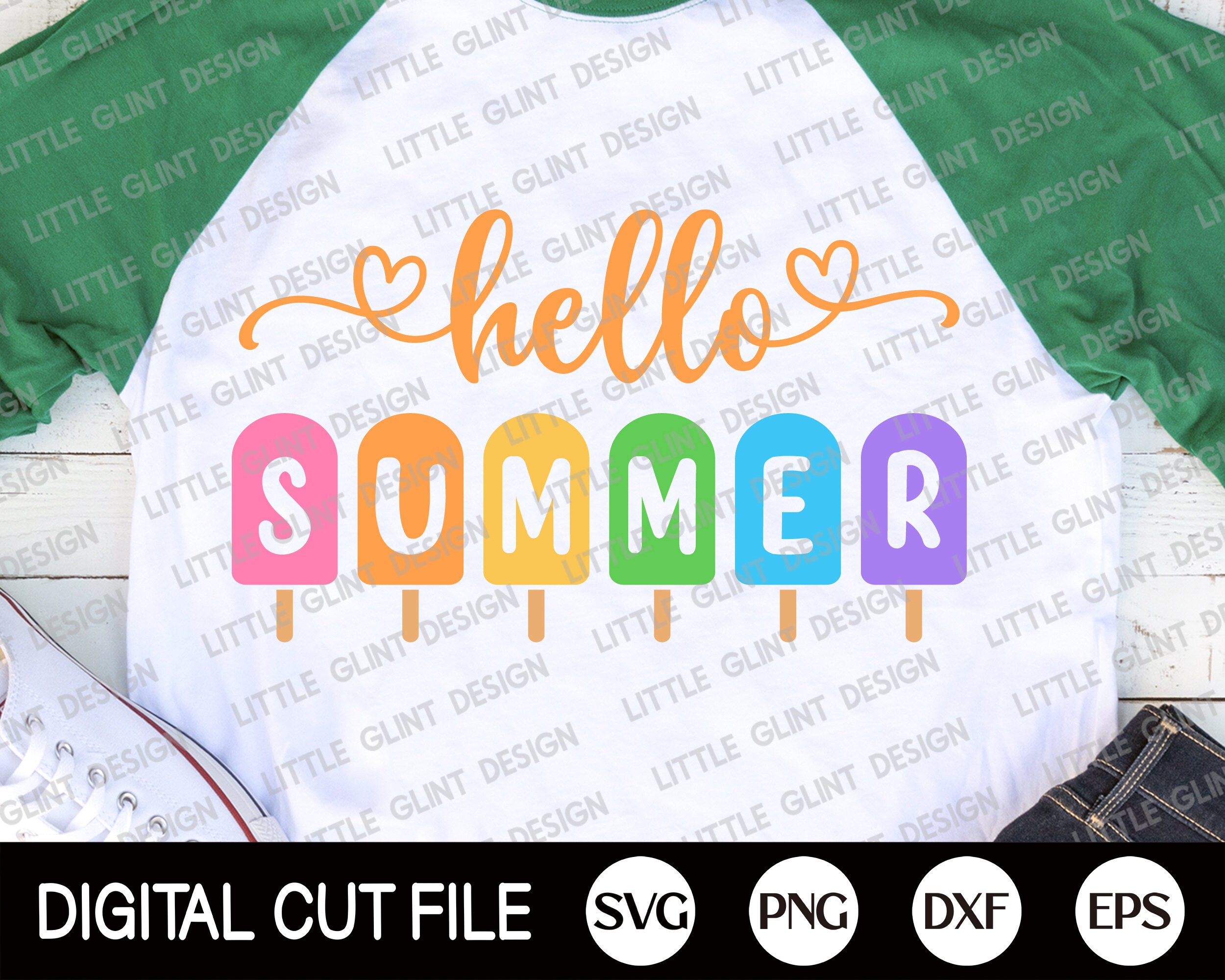 Hello Summer Svg Summer Svg Beach Cut Files Hello Summer - Etsy