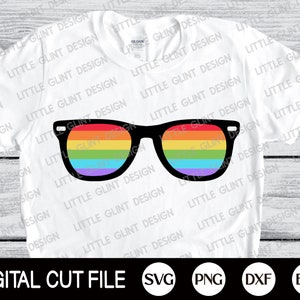 Gay Pride Svg, Rainbow Glasses Svg, Pride Png, LGBTQ Svg, Lesbian Svg ...