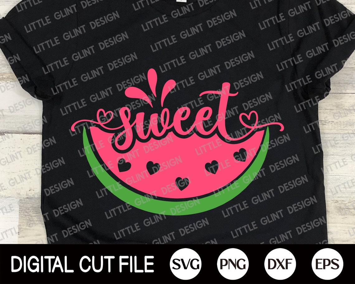 Summer Svg Watermelon Svg Sweet Watermelon One in a Melon - Etsy