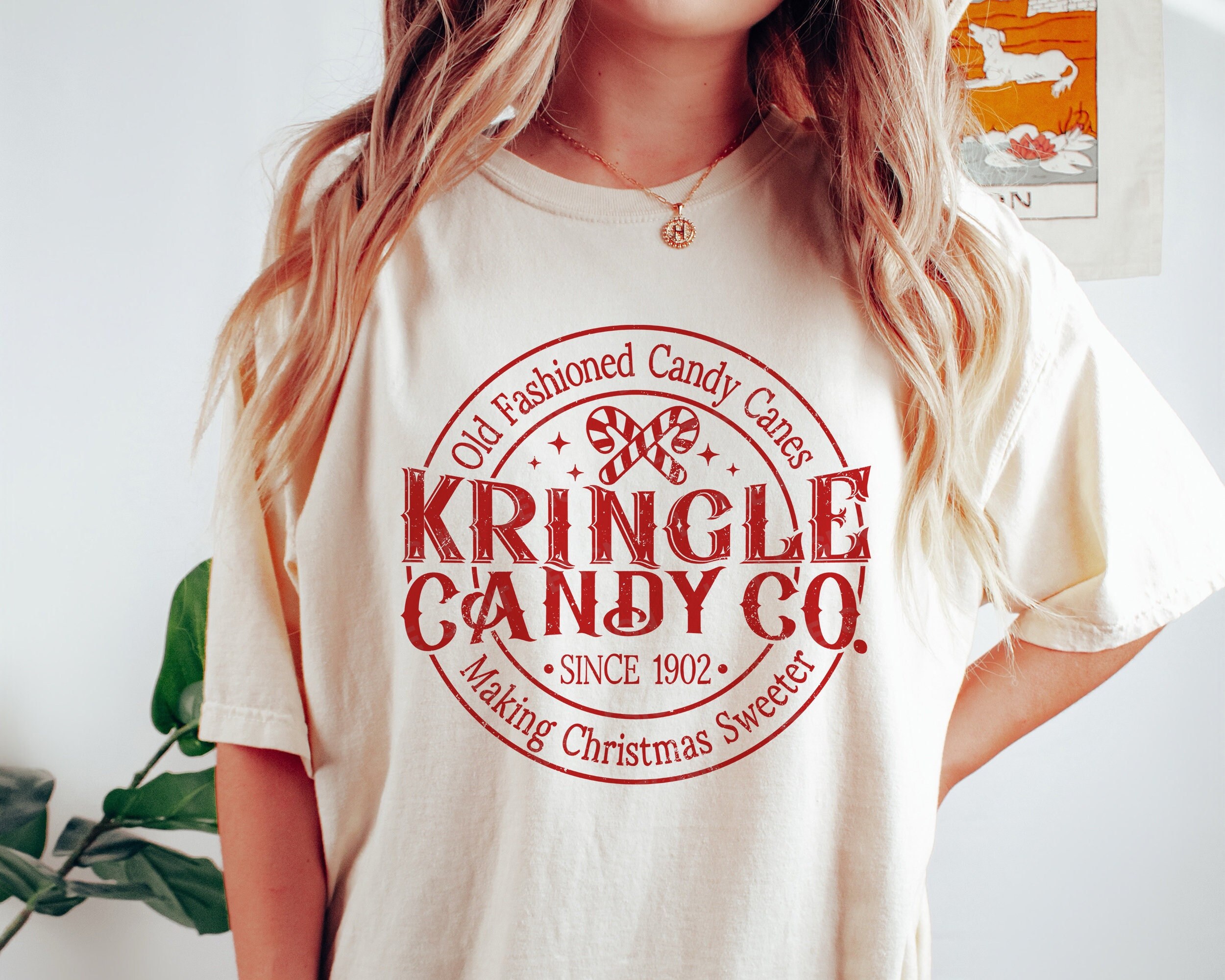 Kringle Candy Co SVG PNG, Vintage Christmas SVG, Candy Cane Png, Retro ...
