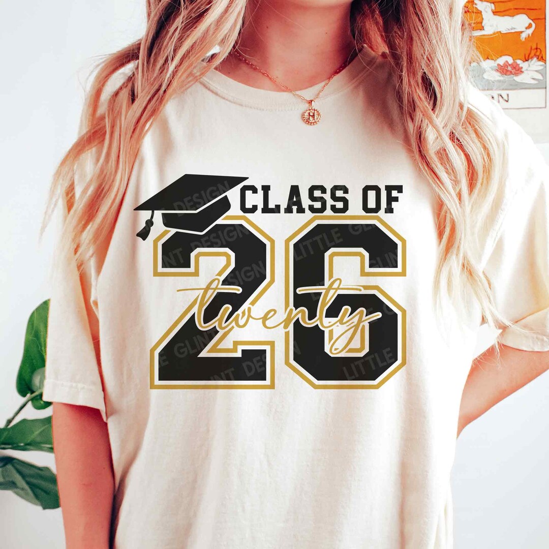 Class of Twenty 26 SVG, Graduation SVG, Senior 2026 Png, Graduate ...