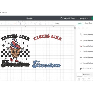 Tastes Like Freedom SVG, 4th of July Svg, Patriotic Svg, Retro 4th July ...