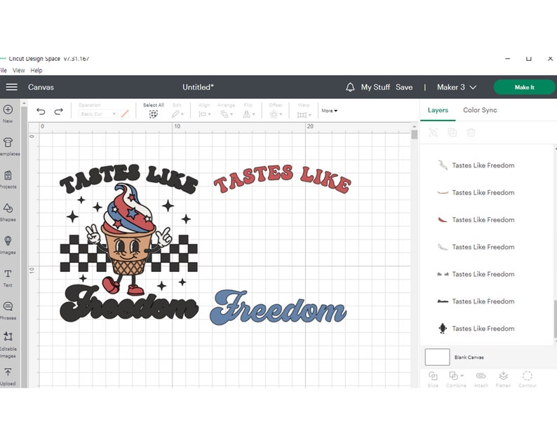Tastes Like Freedom SVG, 4th of July Svg, Patriotic Svg, Retro 4th July ...