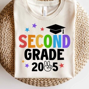 Last Day of School SVG, Second Grade 2025 SVG, 2nd Grade Graduate T ...