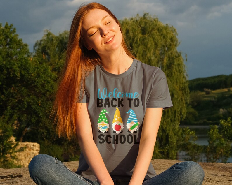 Welcome Back to School SVG Gnome Png First Day of School - Etsy