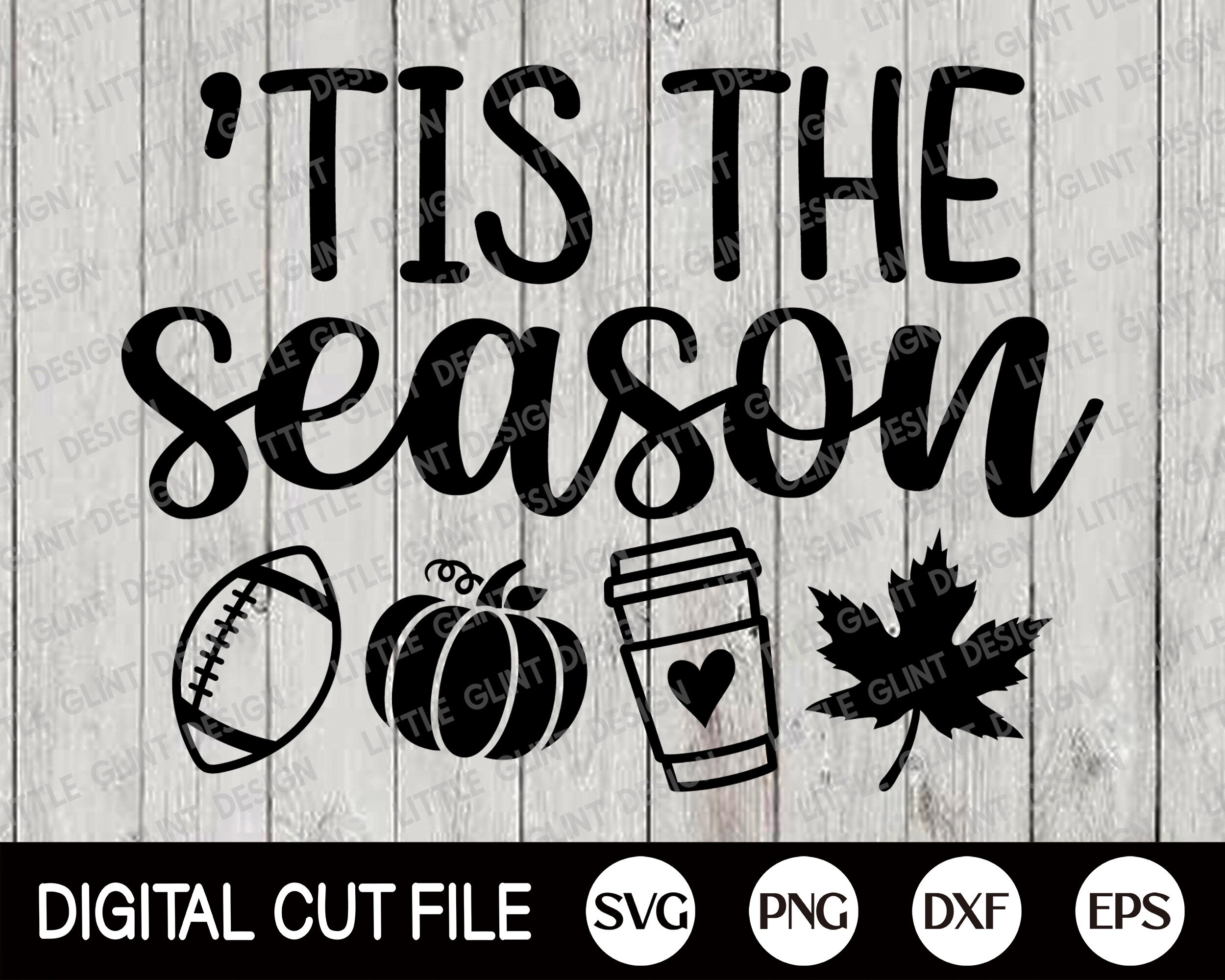 Funny Fall Svg TIS THE Season Svg Thankful Svg Autumn Svg - Etsy