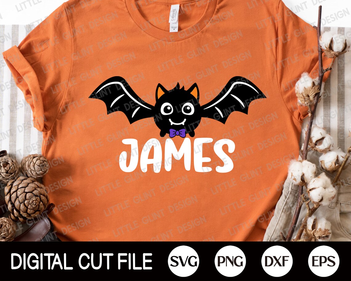 Bat Monogram Svg Halloween Svg Bat Svg Halloween Boy Svg - Etsy