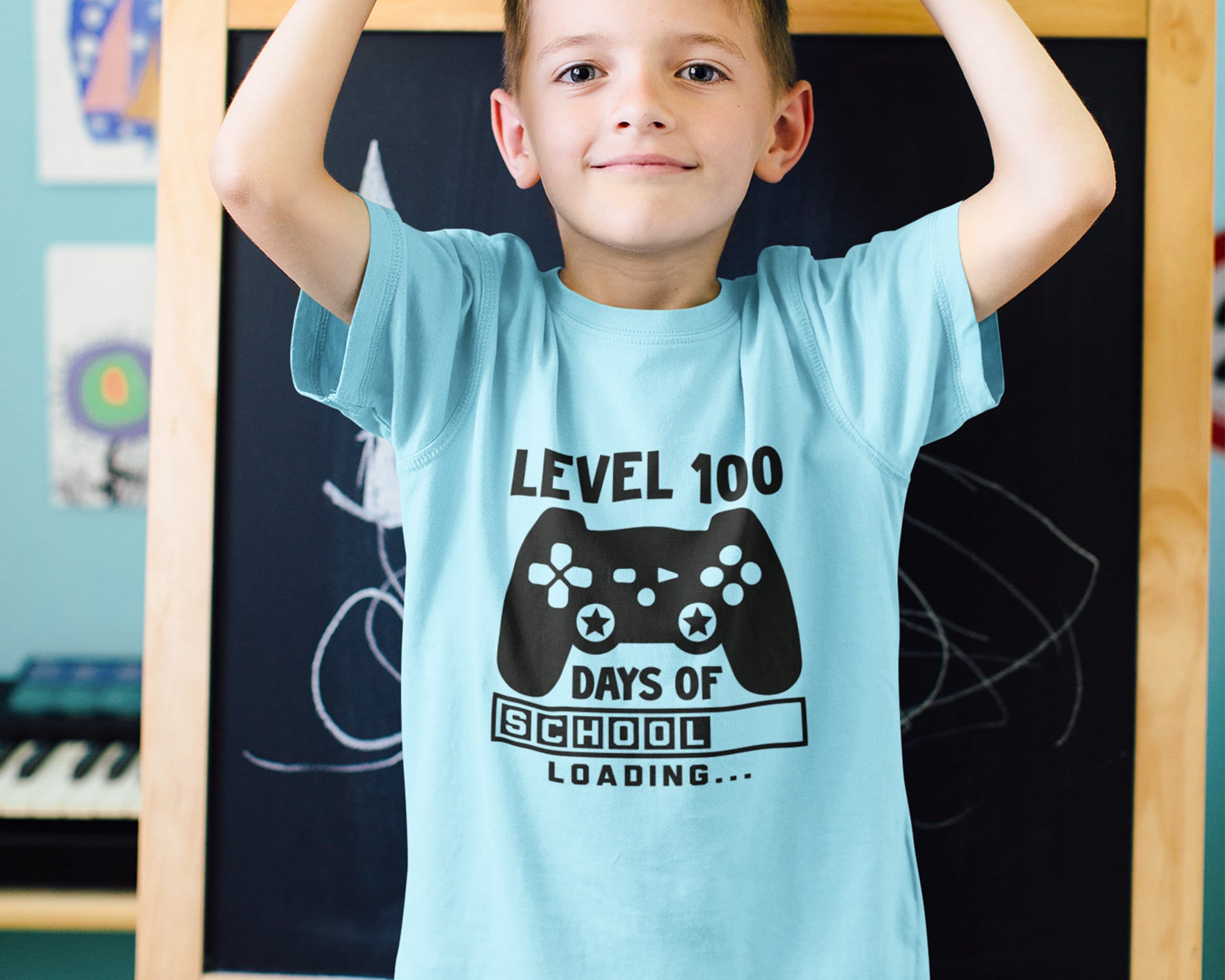 Level 100 Days of School SVG Happy 100 Days SVG Game - Etsy