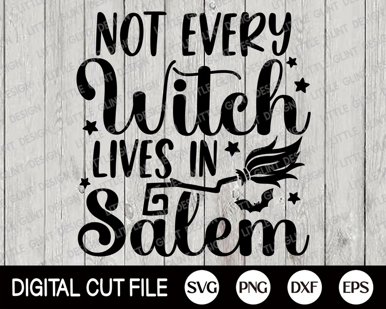 Not Every Witch Lives in Salem Shirt Svg Halloween Svg Salem - Etsy
