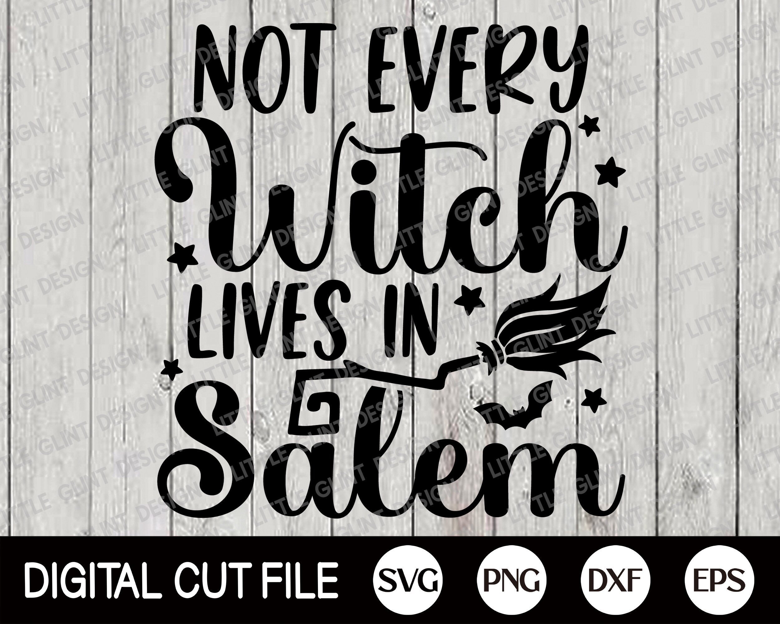 Not Every Witch Lives In Salem Shirt Svg Halloween Svg Salem | Etsy