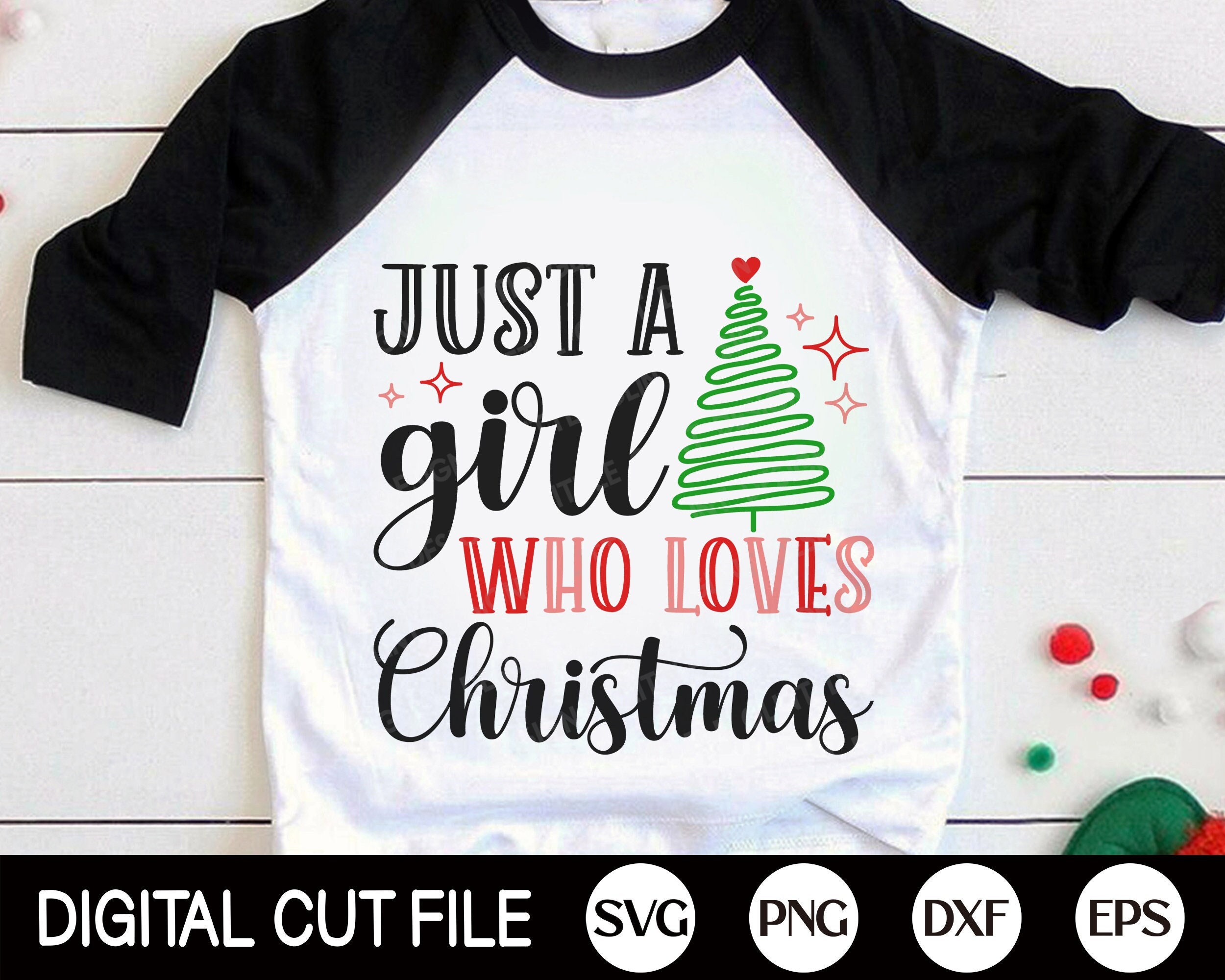 Just a Girl Who Loves Christmas SVG Christmas Svg Christmas - Etsy